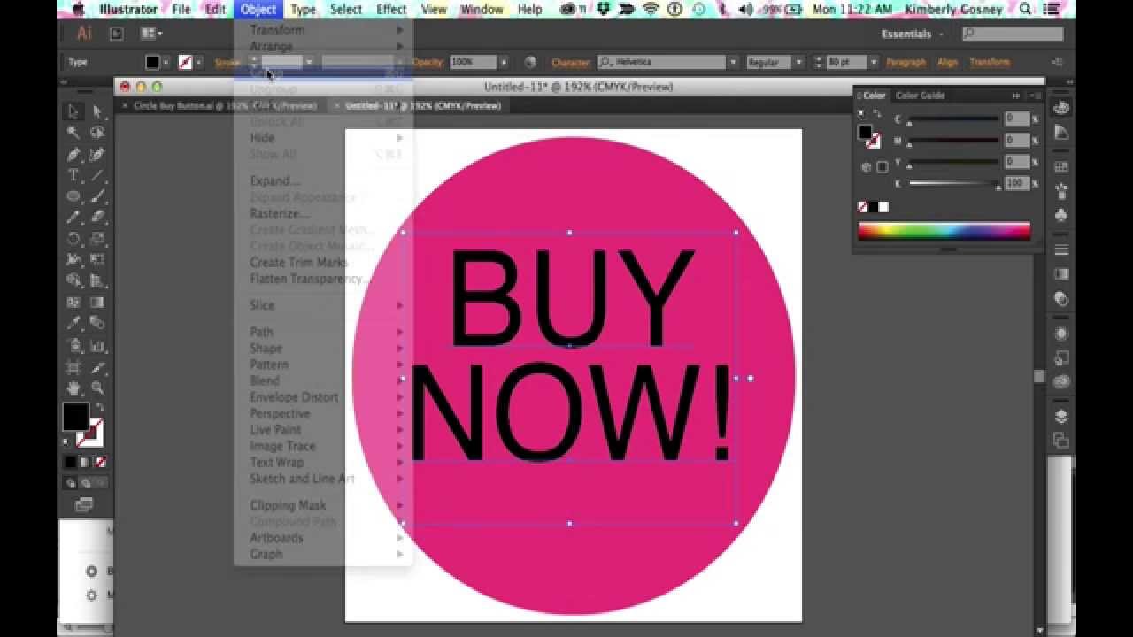 Create A Circle Button In Adobe Illustrator YouTube create-a-circle-button-in-adobe-illustrator-youtube