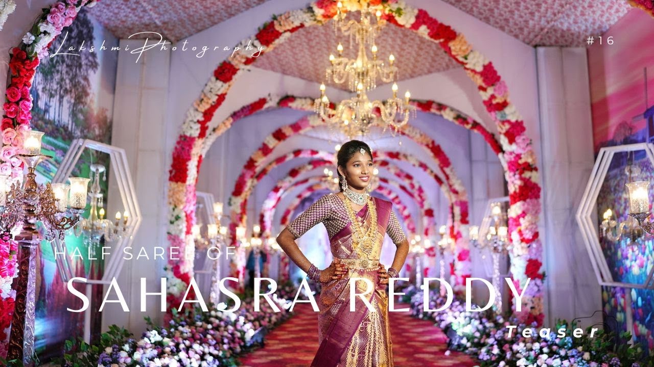 Sahasra Reddy Half Saree Teaser || Telugu Traditional 4K || By ...