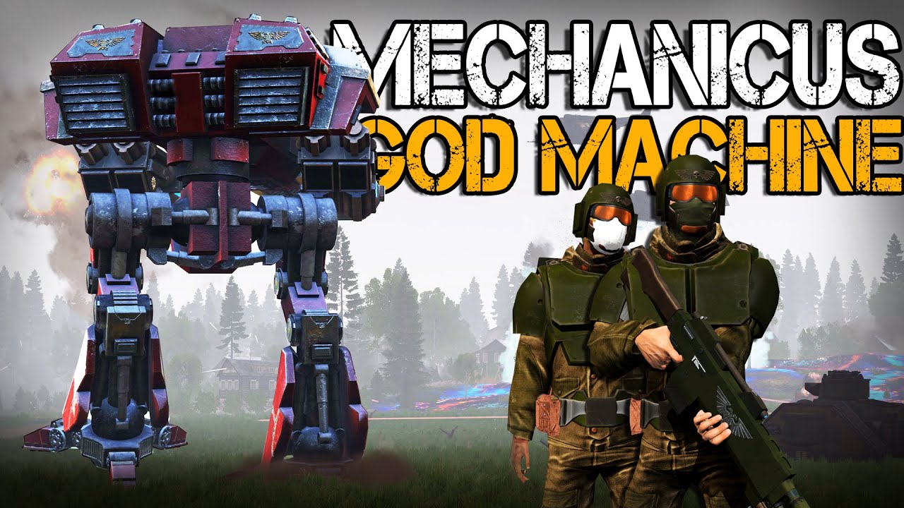 Bringing In A God Machine Against Orks - Arma 3 WARHAMMER 40K - YouTube