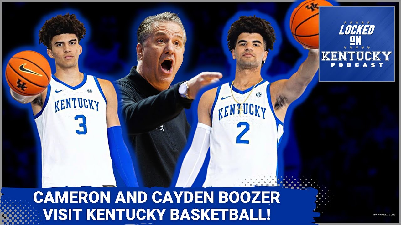 Kentucky basketball was paid a visit by Cameron Boozer and Cayden ...
