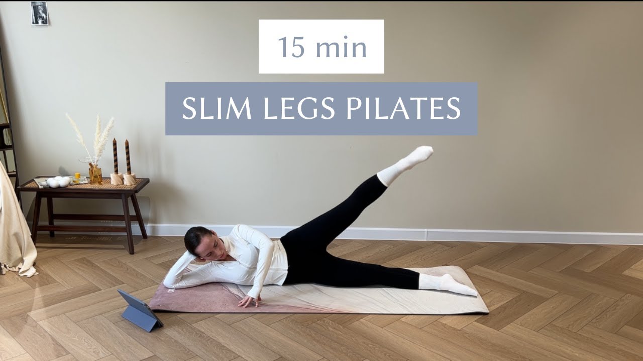 15 min Pilates Slim Legs Mat | Пилатес для стройных ног, внутренняя и ...