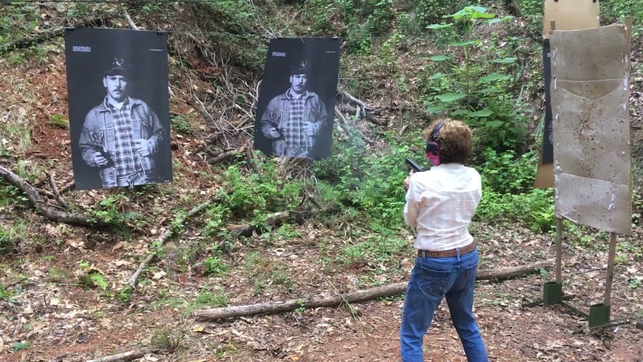 Learn with the multi target drill during a Dabney Defense Course - YouTube