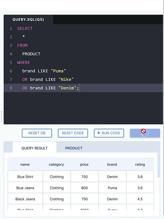 Intensive 20 Querying With Sql Coding Practice 1 Nxtwave Ccbp Youtube