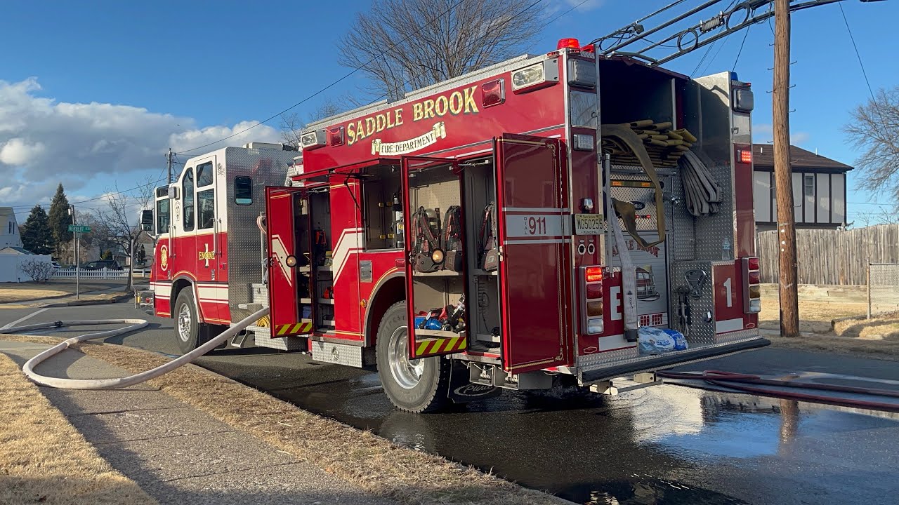 Saddle Brook Working Fire Assignment - YouTube