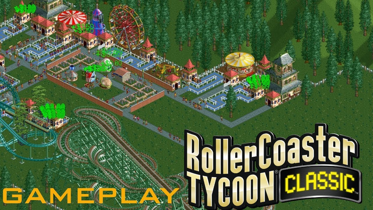 ROLLERCOASTER TYCOON CLASSIC Gameplay Walkthrough - YouTube