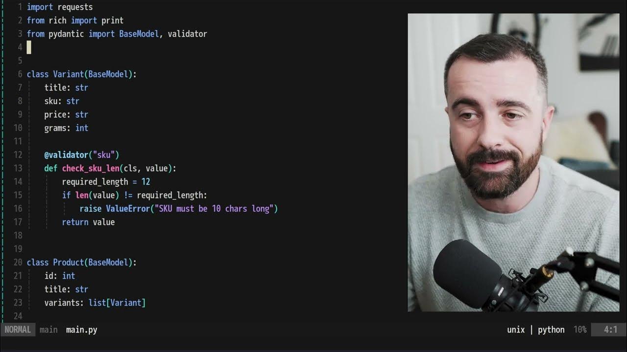 Just Use Pydantic Youtube