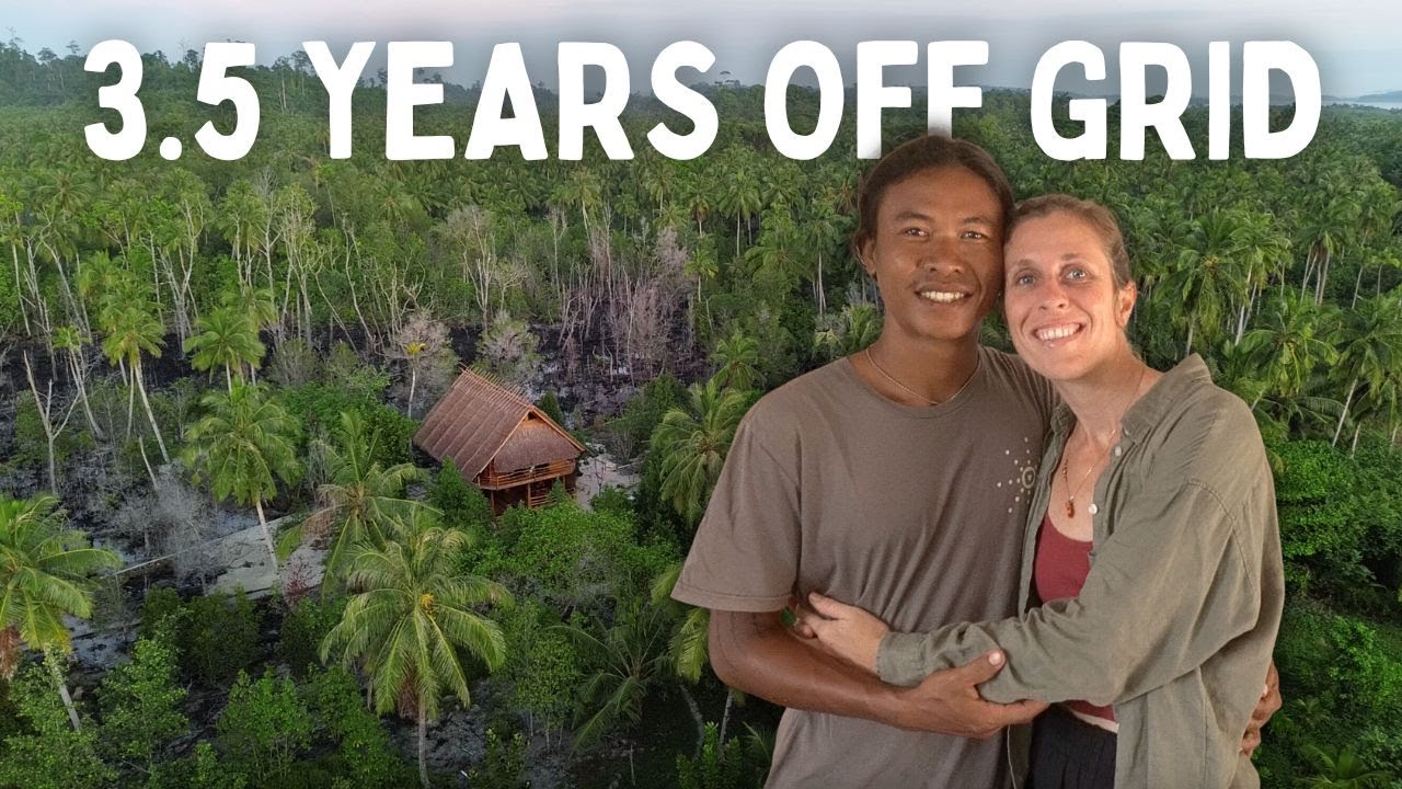 3.5 Years OFF-GRID: Timelapse of Building Our Dream Home from Scratch ...