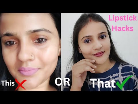 How To Wear Bright/Light/Pale Lipstick 💄 Correct Way? How To Apply ...