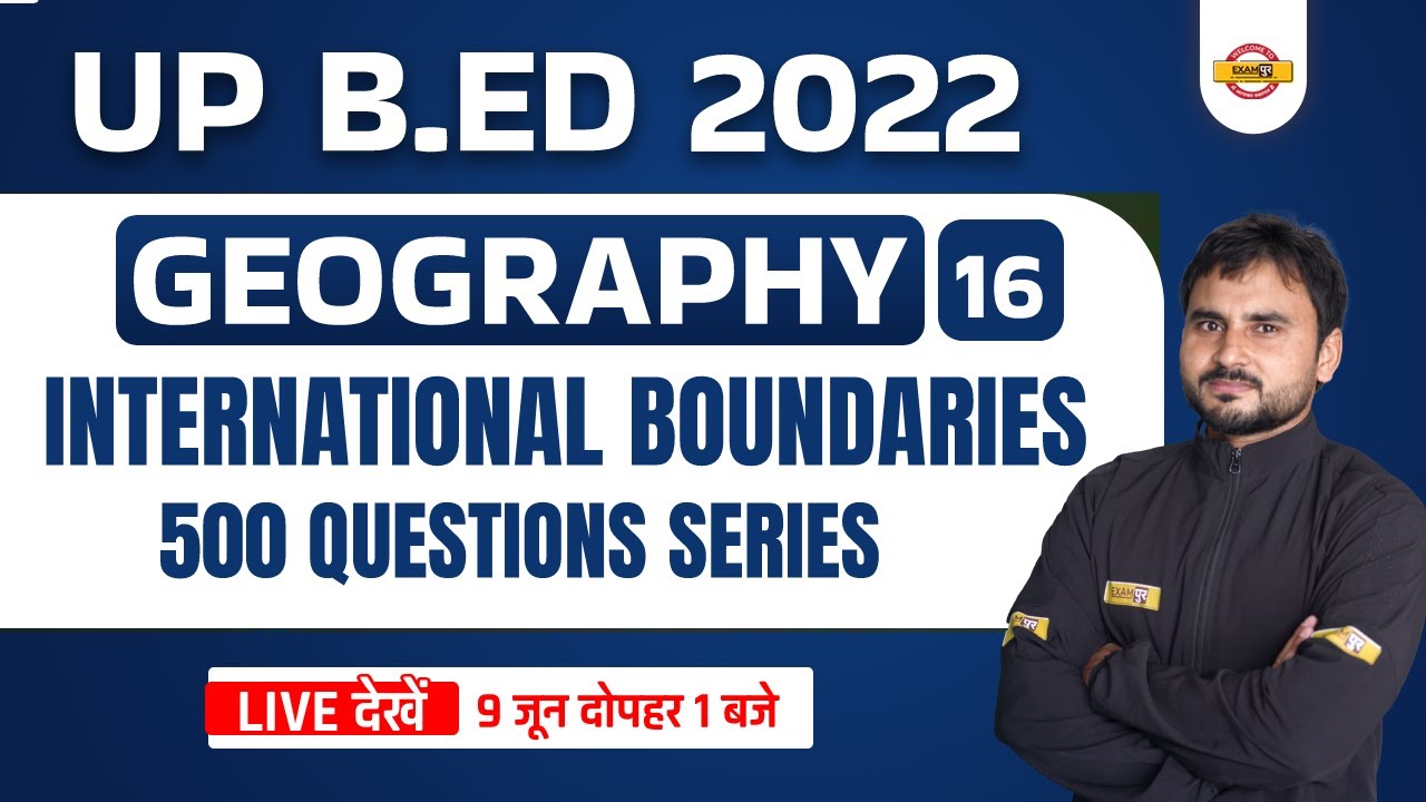 UP BED Classes | UP BED Geography Classes | International Boundaries ...