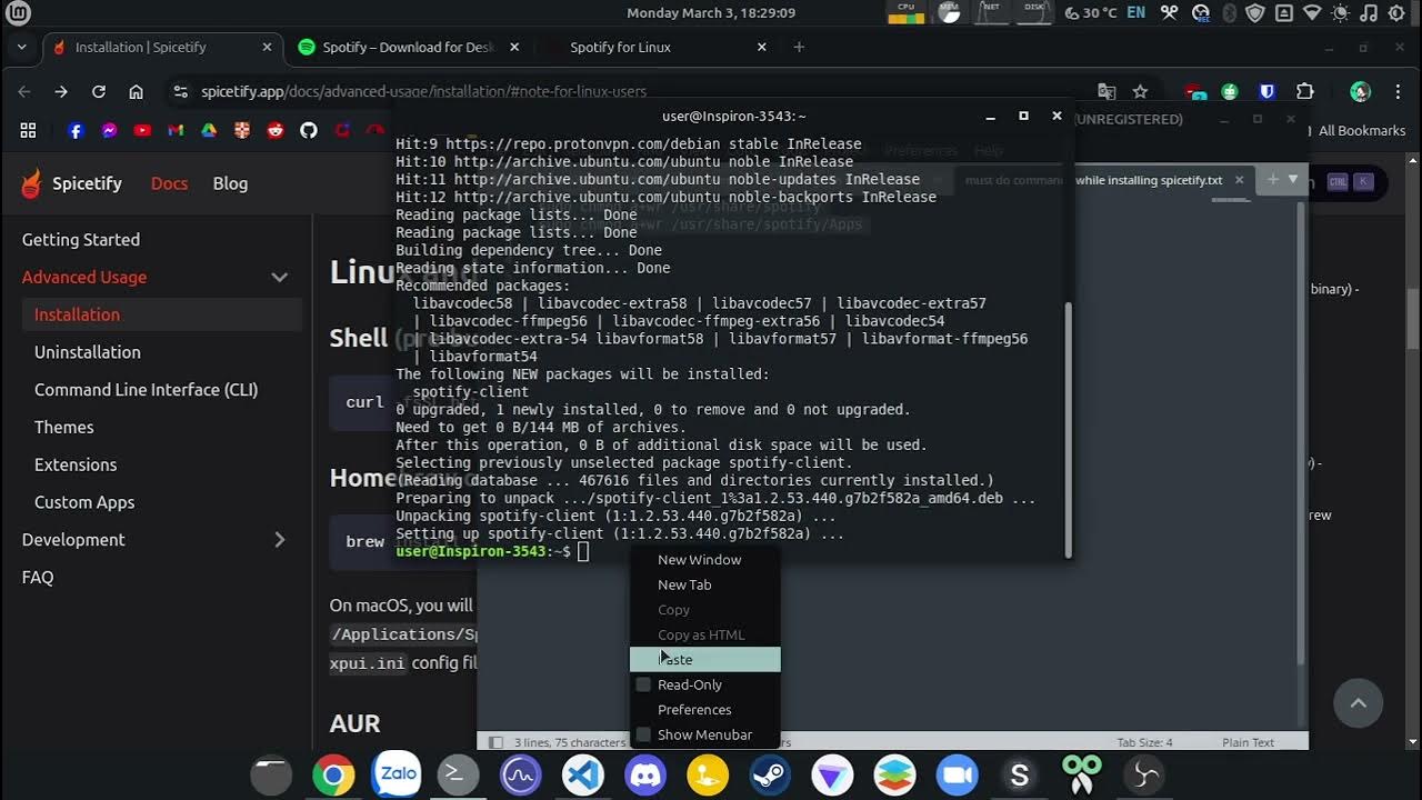 How to install Spicetify on Linux Mint, Zorin OS and Ubuntu to block ...