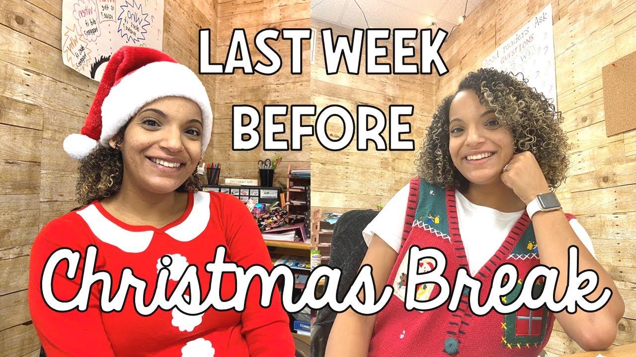LAST WEEK BEFORE CHRISTMAS BREAK | WITL VLOG - YouTube