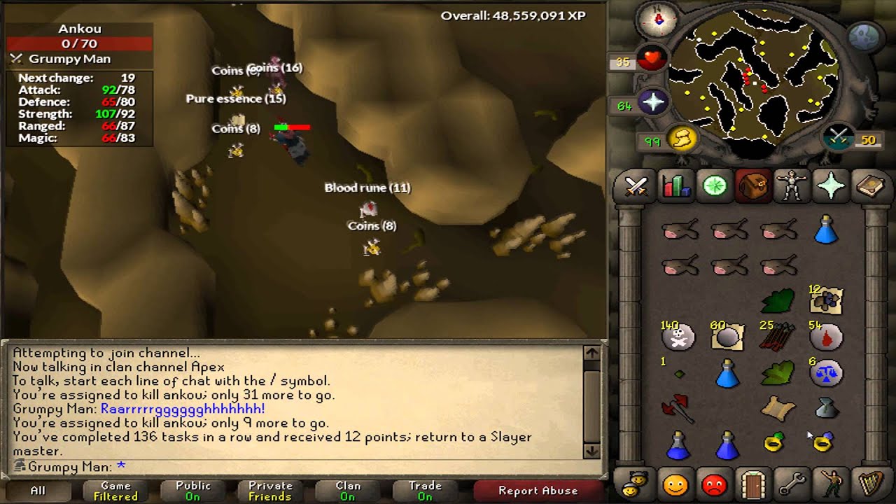 Old School Runescape Iron Man Update #23 - Slayer: Raining Drops - YouTube