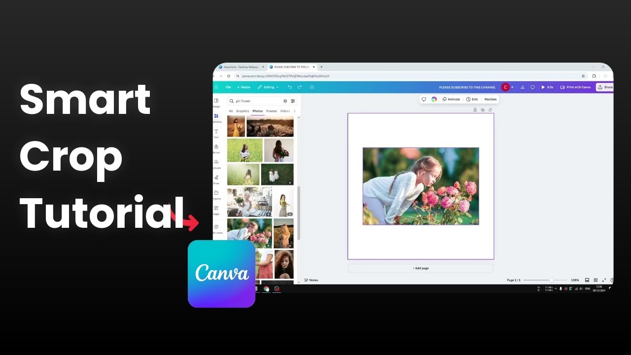How to Use Smart Crop in Canva - YouTube