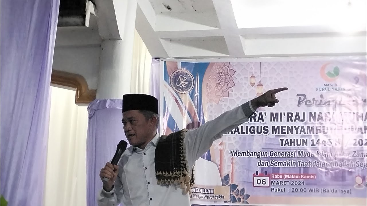 tabligh Akbar I ustadz H. Yurnalis S Ag I Masjid Nurul yakin - YouTube