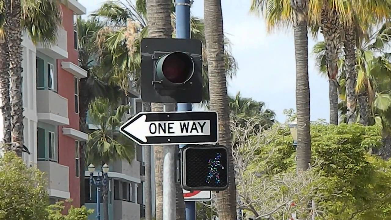 Single red traffic signals - YouTube
