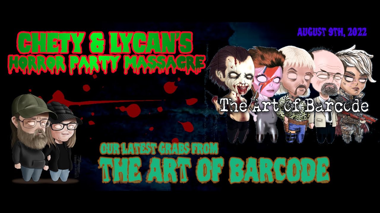 THE ART OF BARCODE recent pick up - creepy, cute horror tribute art ...