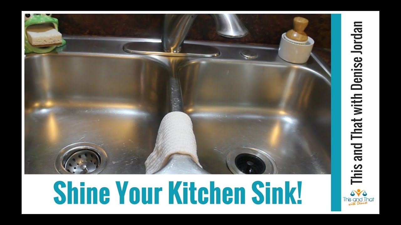 How to Shine Your Kitchen Sink | Spring Clean with Me 2018 | Shiny Sink ...