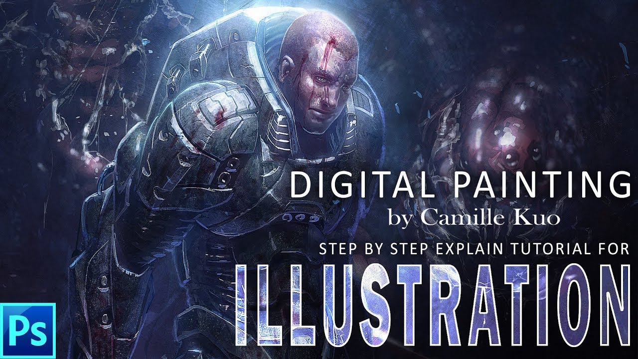 How to make digital painting visually better tutorial - YouTube