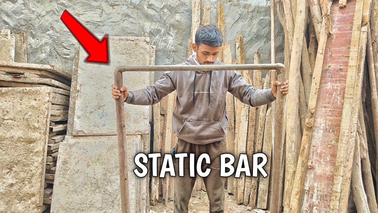 How to make Static bar at home ! Static dip bar kaise banaye 🔥 - YouTube