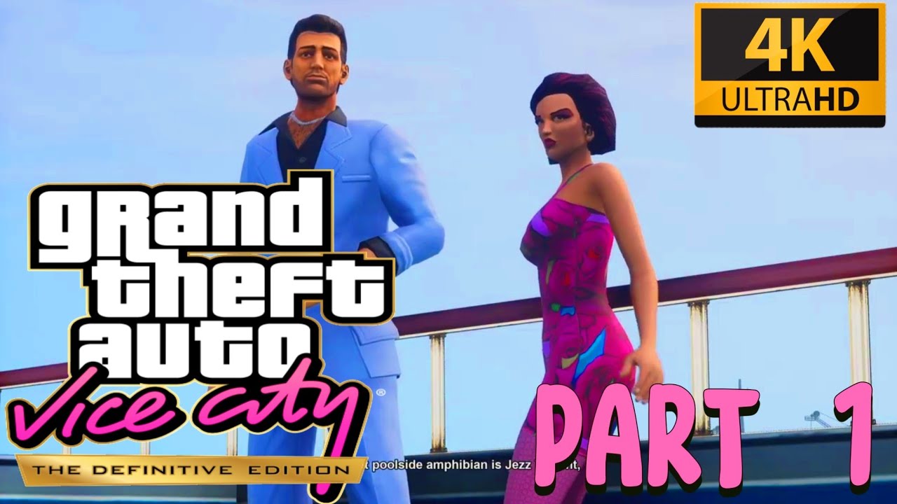 GRAND THEFT AUTO VICE CITY DEFINITIVE EDITION WALKTHROUGH PART 1 INTRO ...