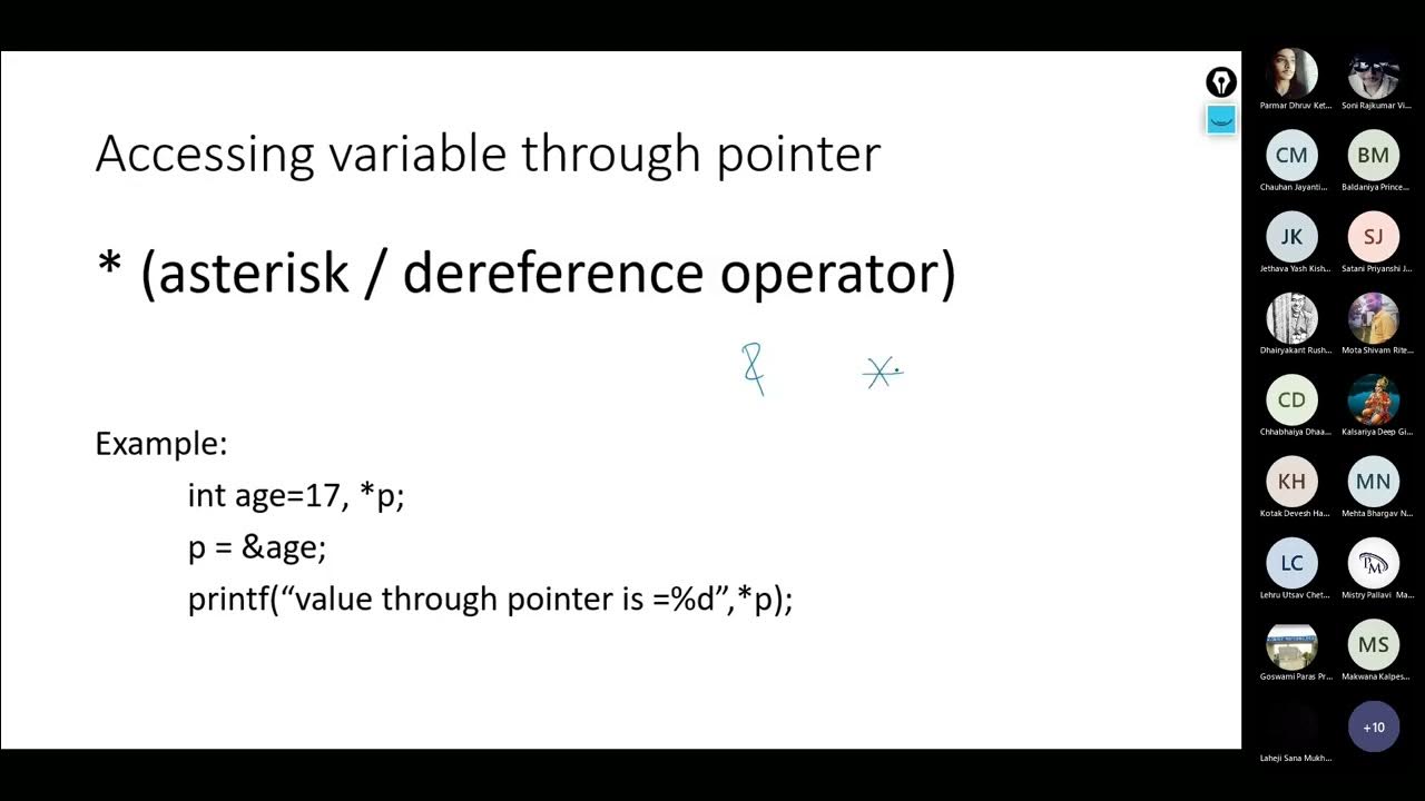 43. Chain of Pointers and Pointer Scale Factor in C Programming - YouTube