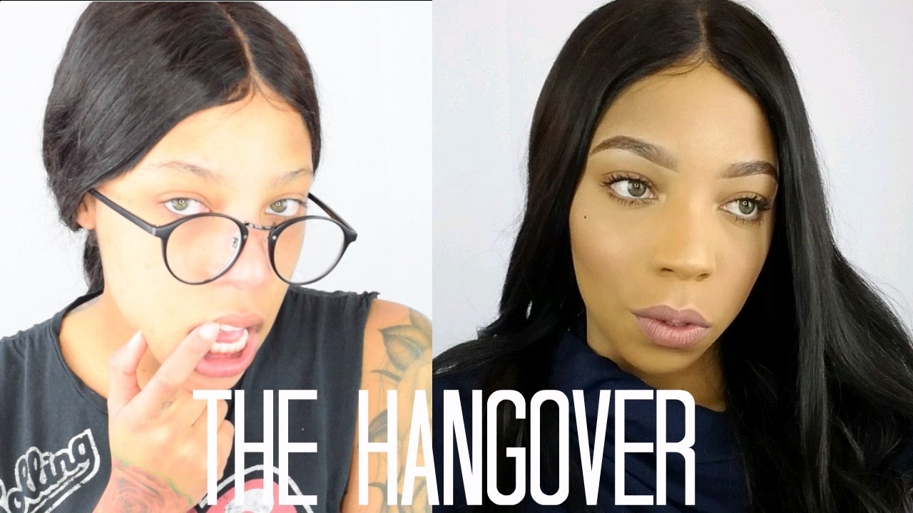 The Perfect Makeup Tutorial for people with Hangovers - YouTube