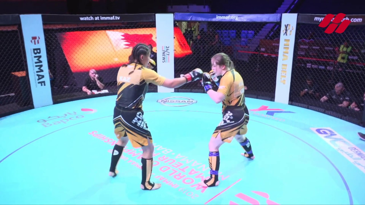 Чемпионат Мира по ММА 2019. Талшын Жуматаева vs Izzy Mitchell. - YouTube