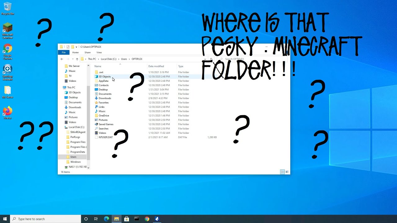 Where Is That Minecraft Folder How To Find Minecraft Folder 2021 YouTube Where Is That Minecraft Folder How To Find Minecraft Folder 2021 YouTube