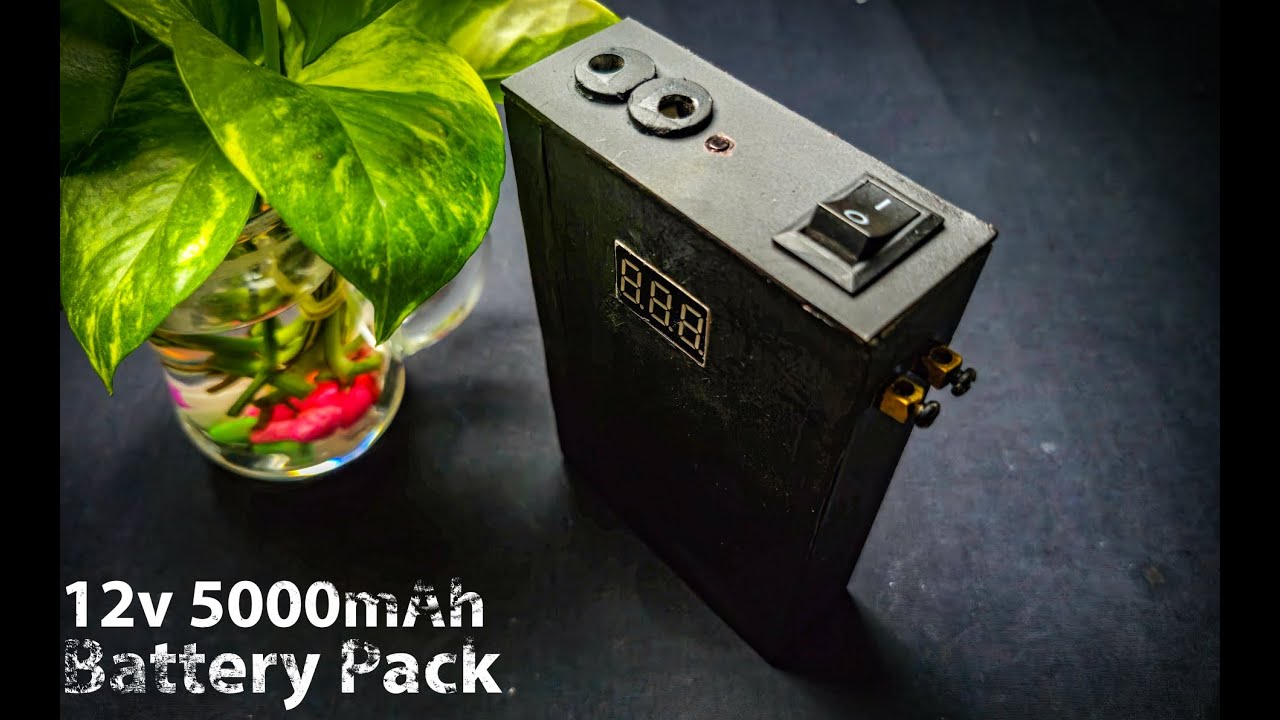 DIY 12V Lithium-Ion Battery Pack | 3x 21700 Cells + 40A BMS Build - YouTube