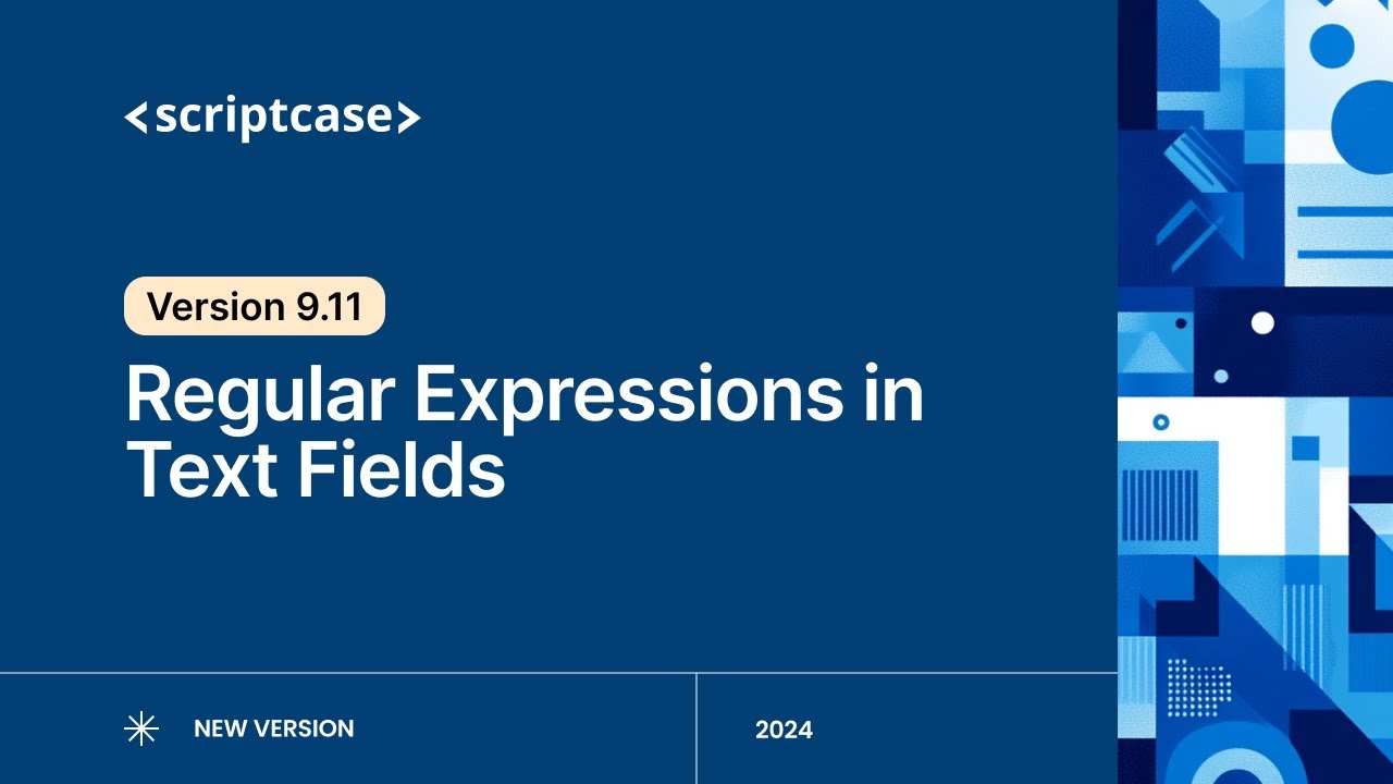 Scriptcase 911 Regular Expressions In Text Fields Youtube 8766