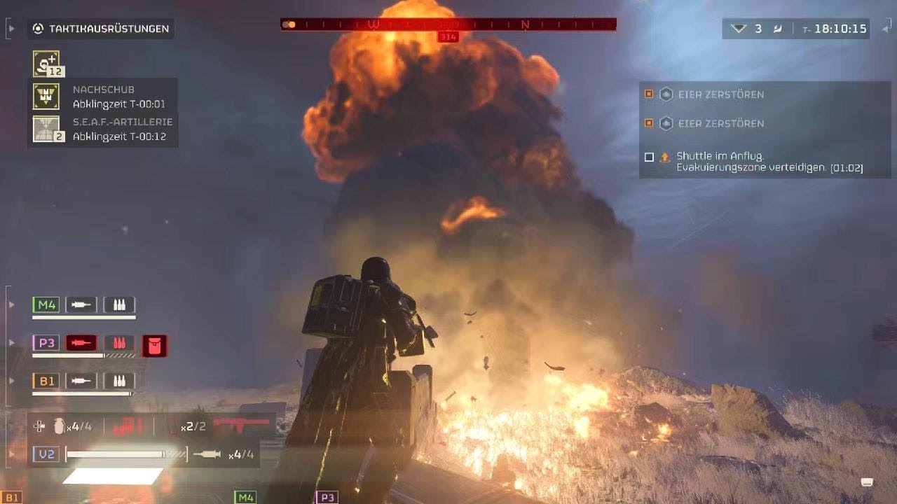 HELLDIVERS 2 - Planet Turing - Bug best extermination - YouTube