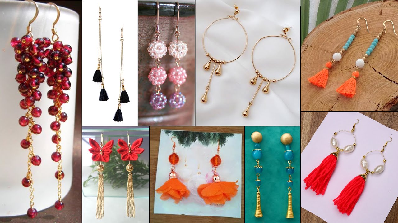 Trendy Girls Daily Wear 10 DIY Earrings Making YouTube trendy-girls-daily-wear-10-diy-earrings-making-youtube