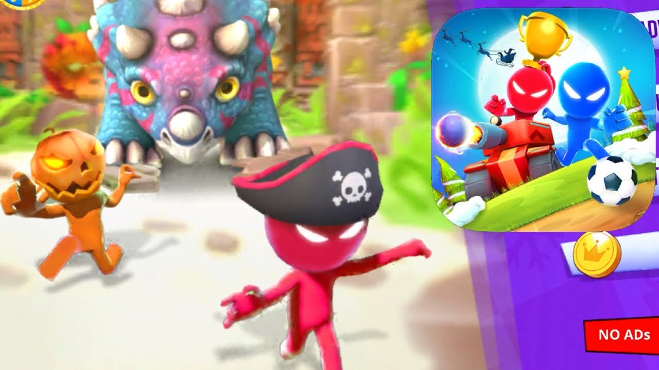 Stickman Party Gameplay Walkthrough - YouTube