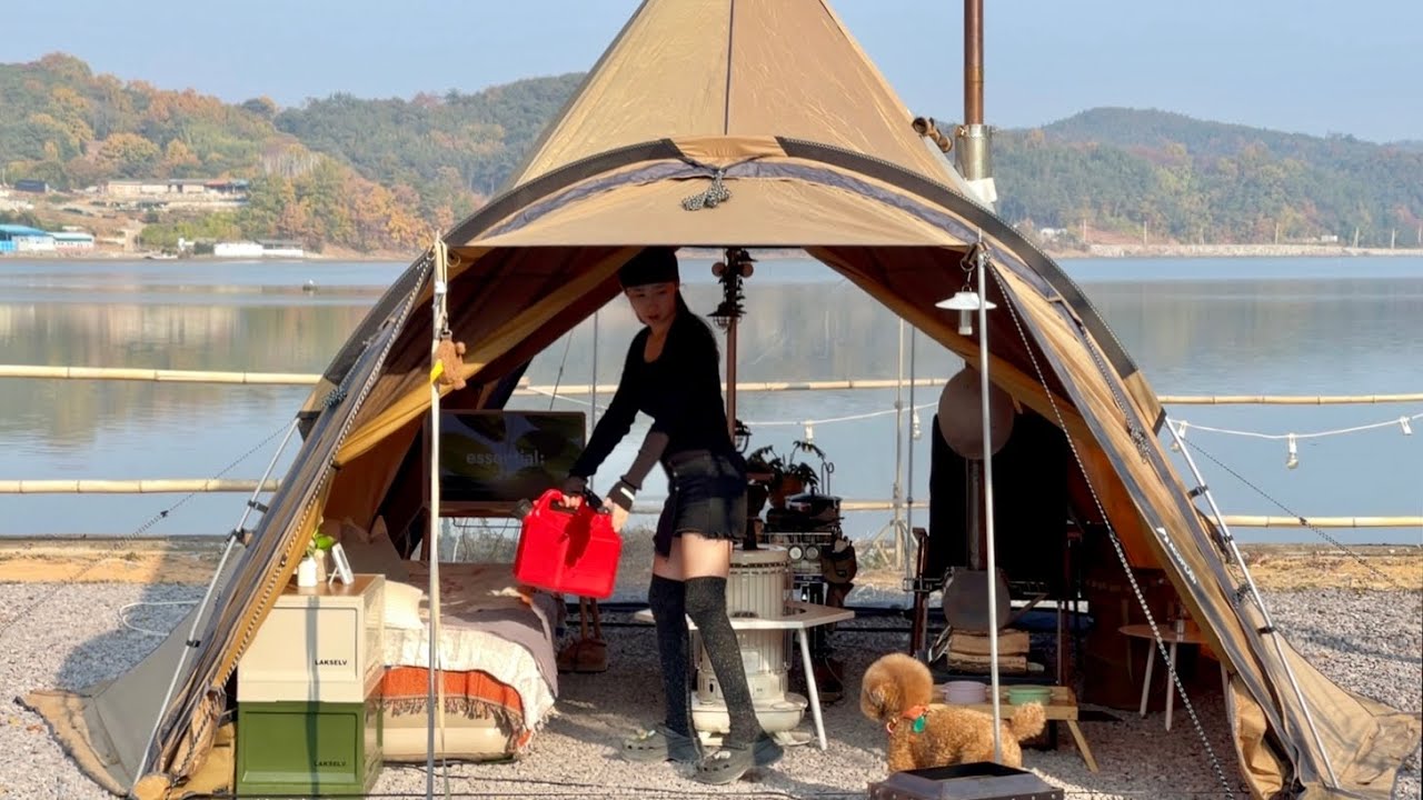 개별화장실과 개수대가 있는 잔잔한 바닷가 캠핑장에서 굴톳밥에 갈치구이 우럭조림 올려 한입 가득 먹으면 여기가 천국 Youtube