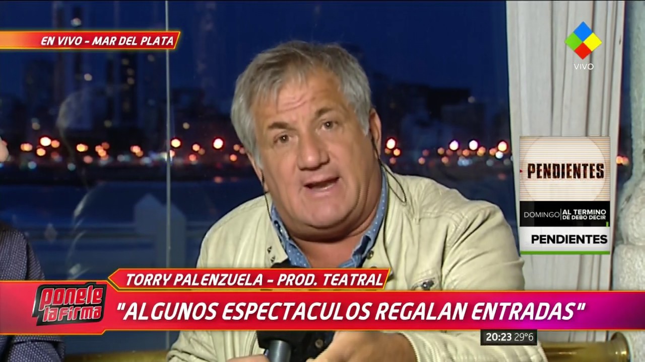 Torry Palenzuela furioso con la guerra de boleterías - YouTube