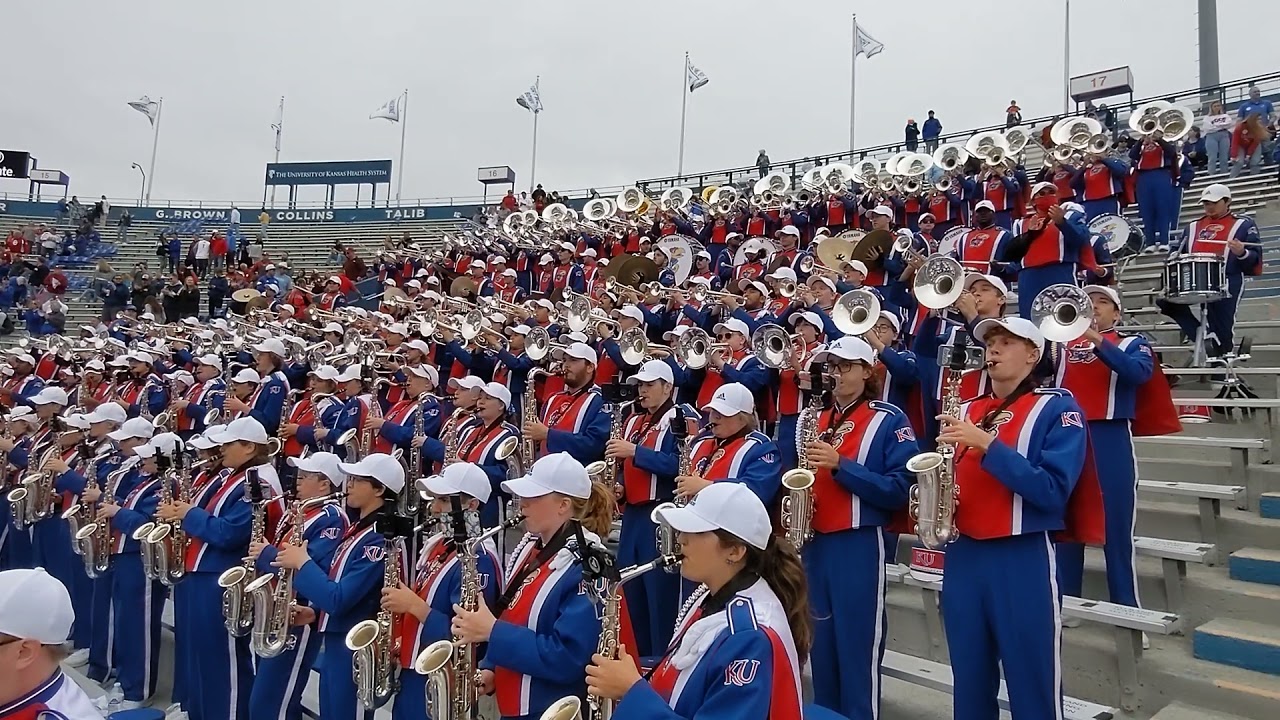 I'm a Jayhawk - KU Marching Jayhawks 10-23-2021 - YouTube