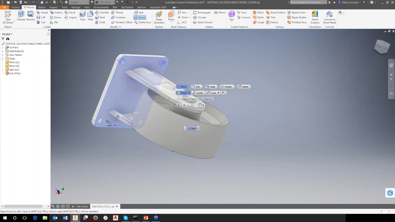 Synergis Express Learning Webinar Inventor Direct Editing - YouTube