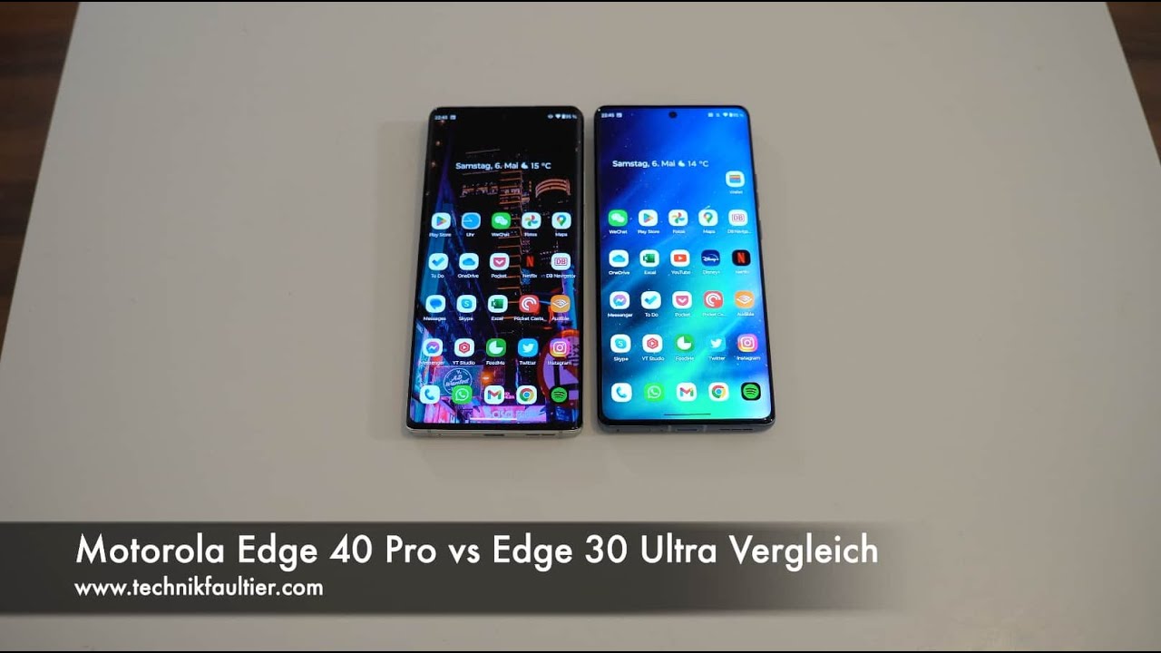 Motorola Edge 40 Pro vs Edge 30 Ultra Vergleich - YouTube