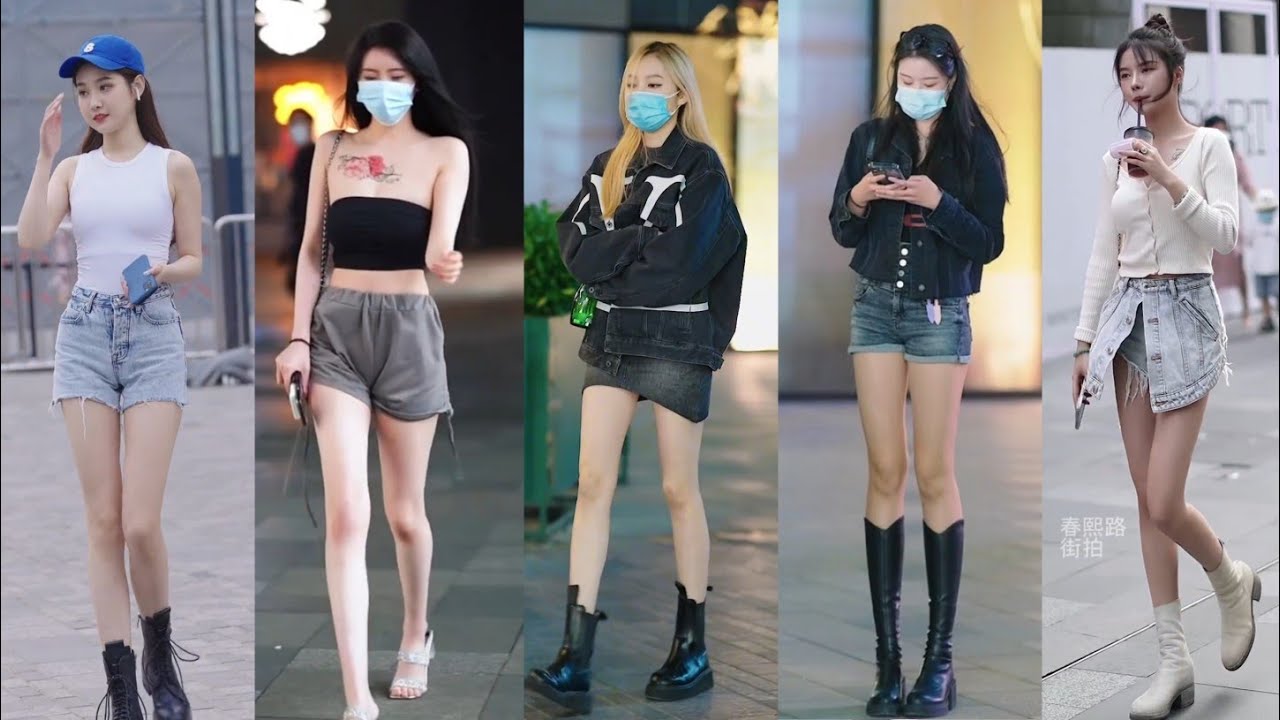 Mejores Street Fashion Douyin China | 抖音街拍穿搭 ！Douyin Tiktok China Thời ...