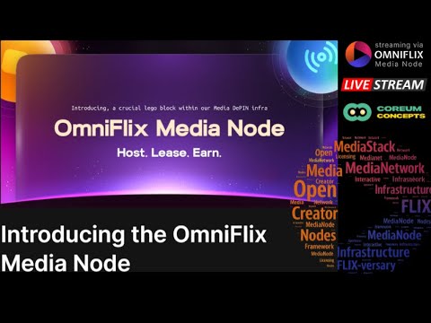 Omniflix Media Node Introduction and FrameFest 250k $FLIX Promo - YouTube