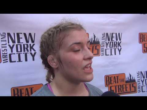 Helen Maroulis after win over Japan at 2017 Beat the Streets Benefit