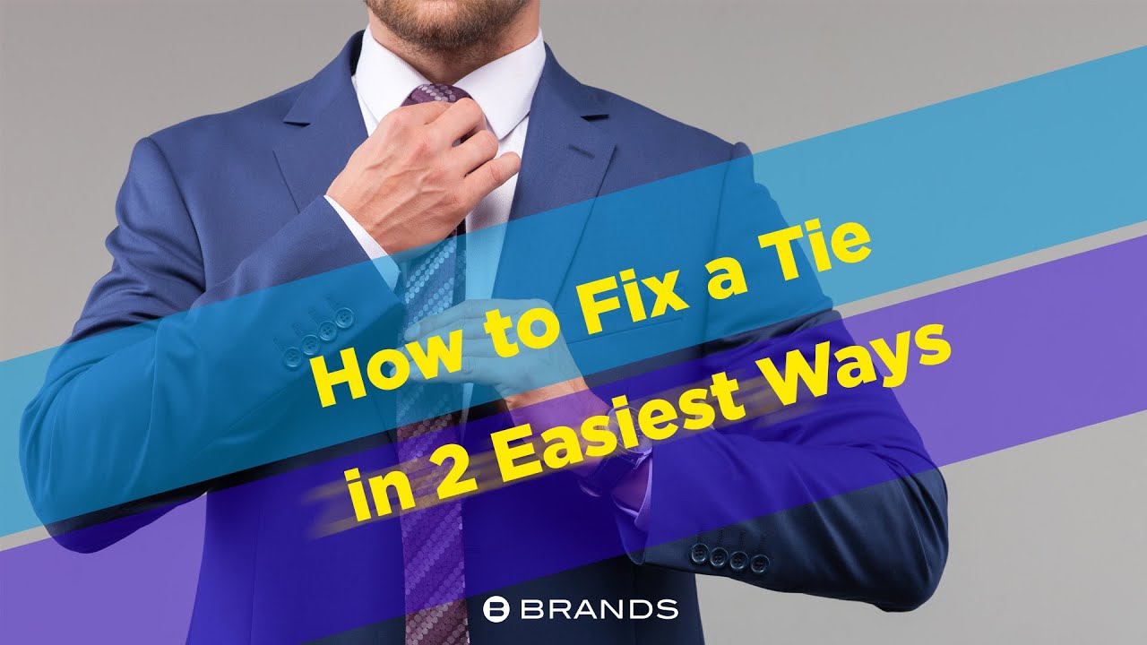 How to Fix a Tie in 2 Easiest Ways - YouTube