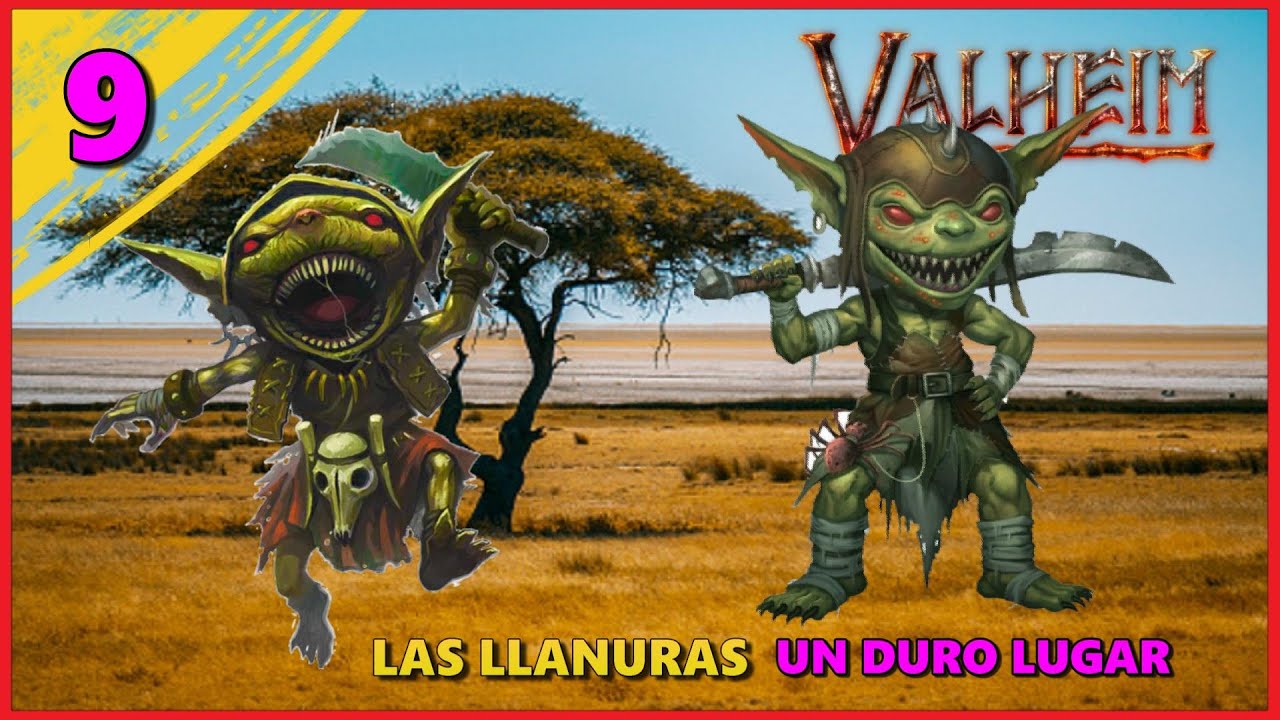 VALHEIM #9 DIRECTO Las Llanuras un duro LUGAR, Goblin asesinos ...