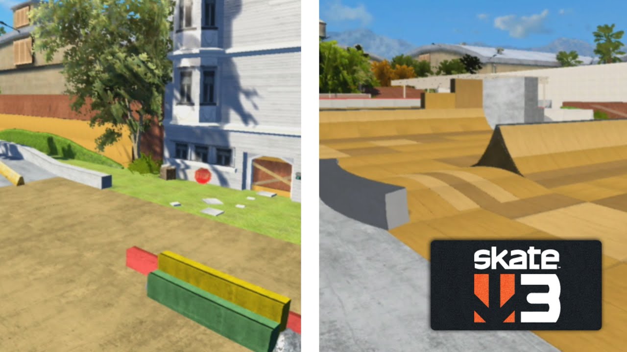 Building A Detailed Community Park In Skate 3 - YouTube