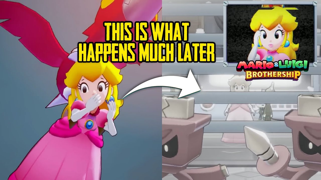 What Happens If Peach Gets Kidnapped Instead of Luigi? Mario & Luigi ...