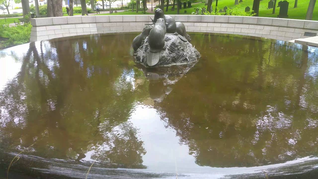 Beaver Brooke Beaver Fountain - YouTube