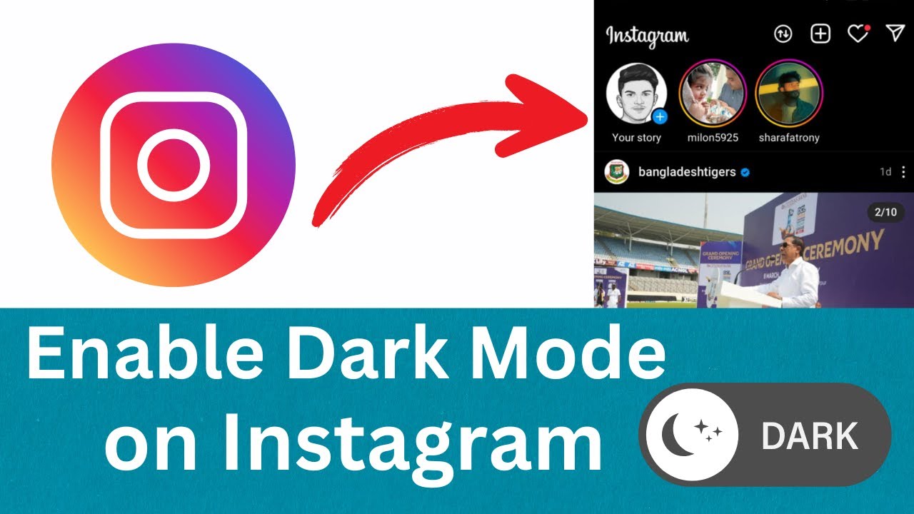 How To Enable Dark Mode On Instagram 2025 | Turn On Dark Mode On ...
