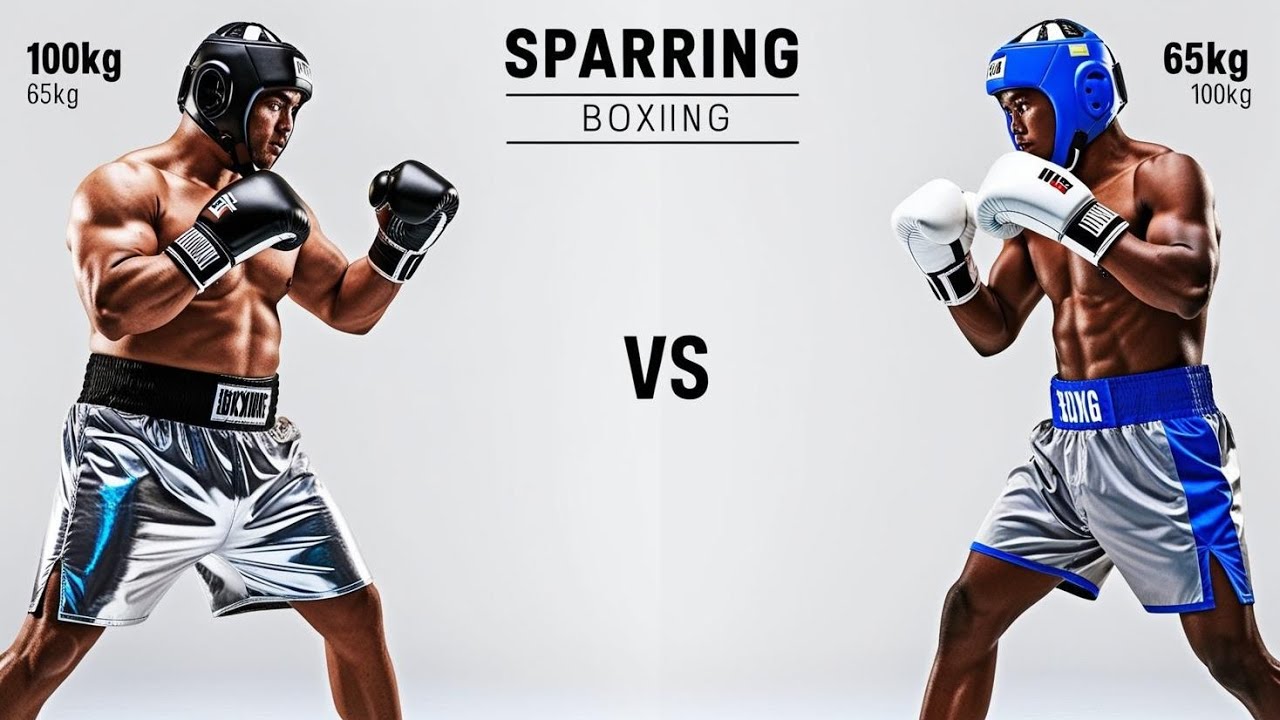 🎋🤓65KG Fighter vs 100KG Heavyweight | Intense Boxing Sparring🥊 - YouTube
