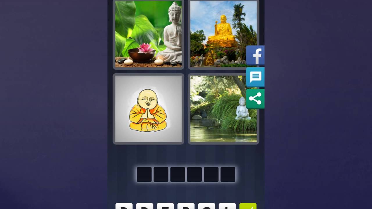 4 Bilder 1 Wort Buddha