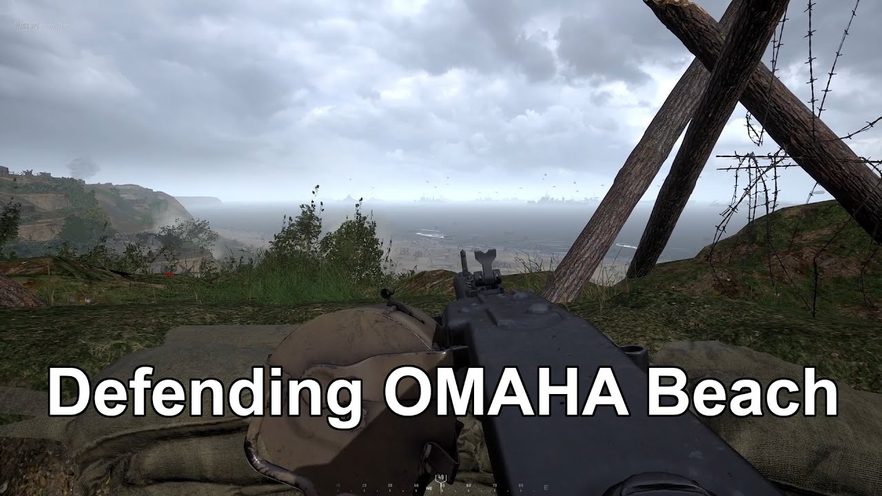 Defending Omaha Beach - Realistic Battle - Hell Let Loose - YouTube